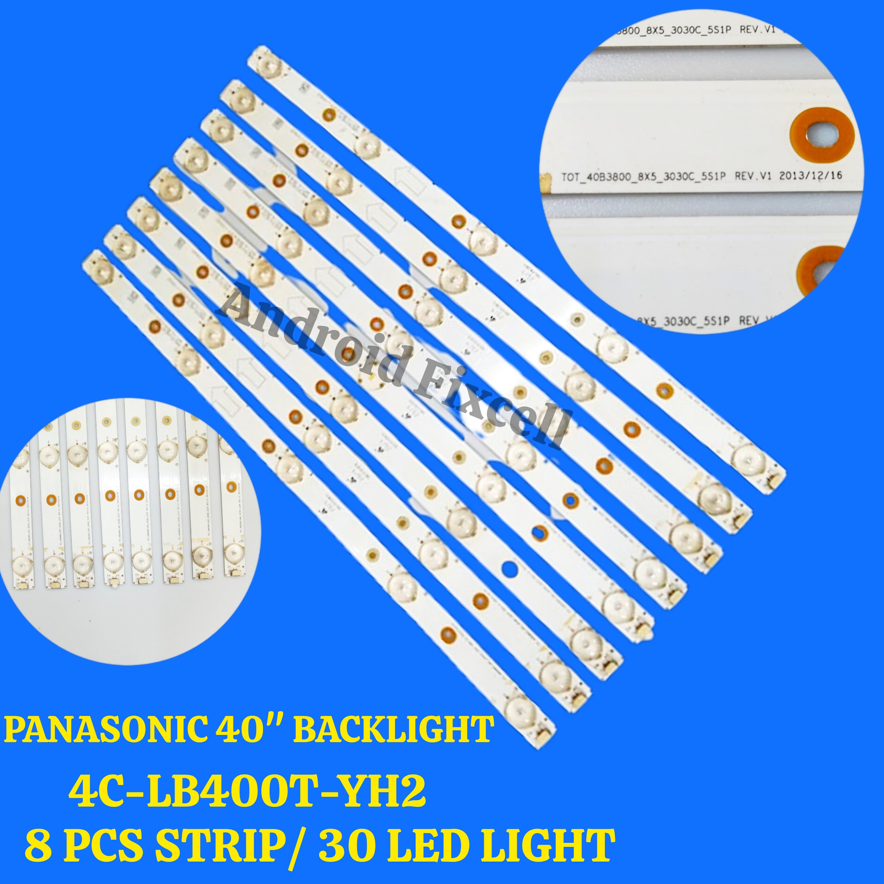 4C-LB400T-YH2 8 PCS STRIP / 30 LED LIGHT