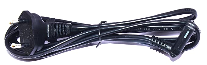 2 Pin Power Cable for Monitor Laptop Adaptor Camera Printer L Type ful