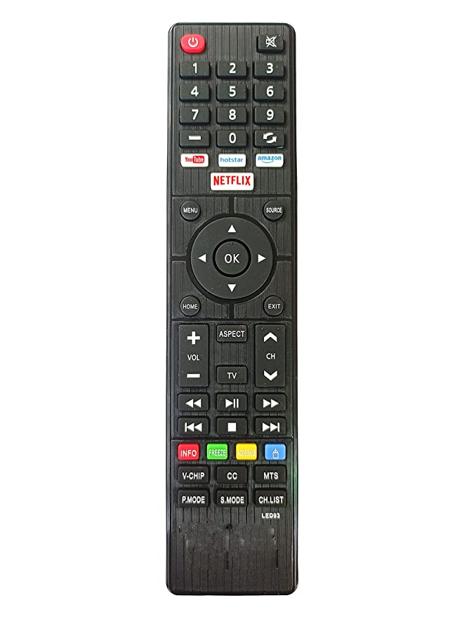 LLOYD LED93 LCD LED TV Remote Control with Netflix YouTube Hotstar Fun