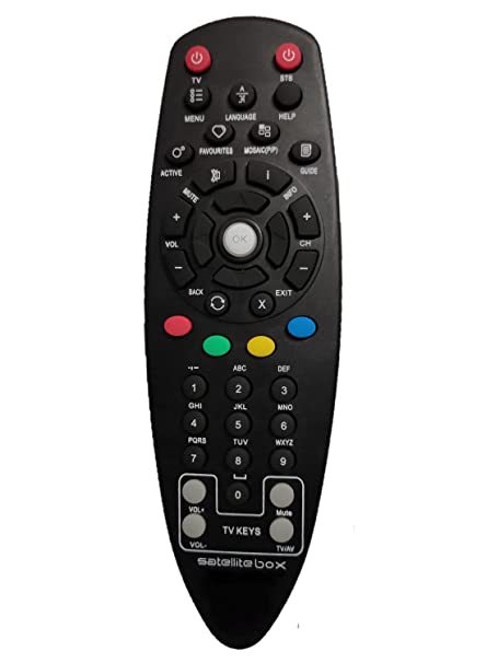 VIDEOCON D2H Setup Box Satelite Remote Control.