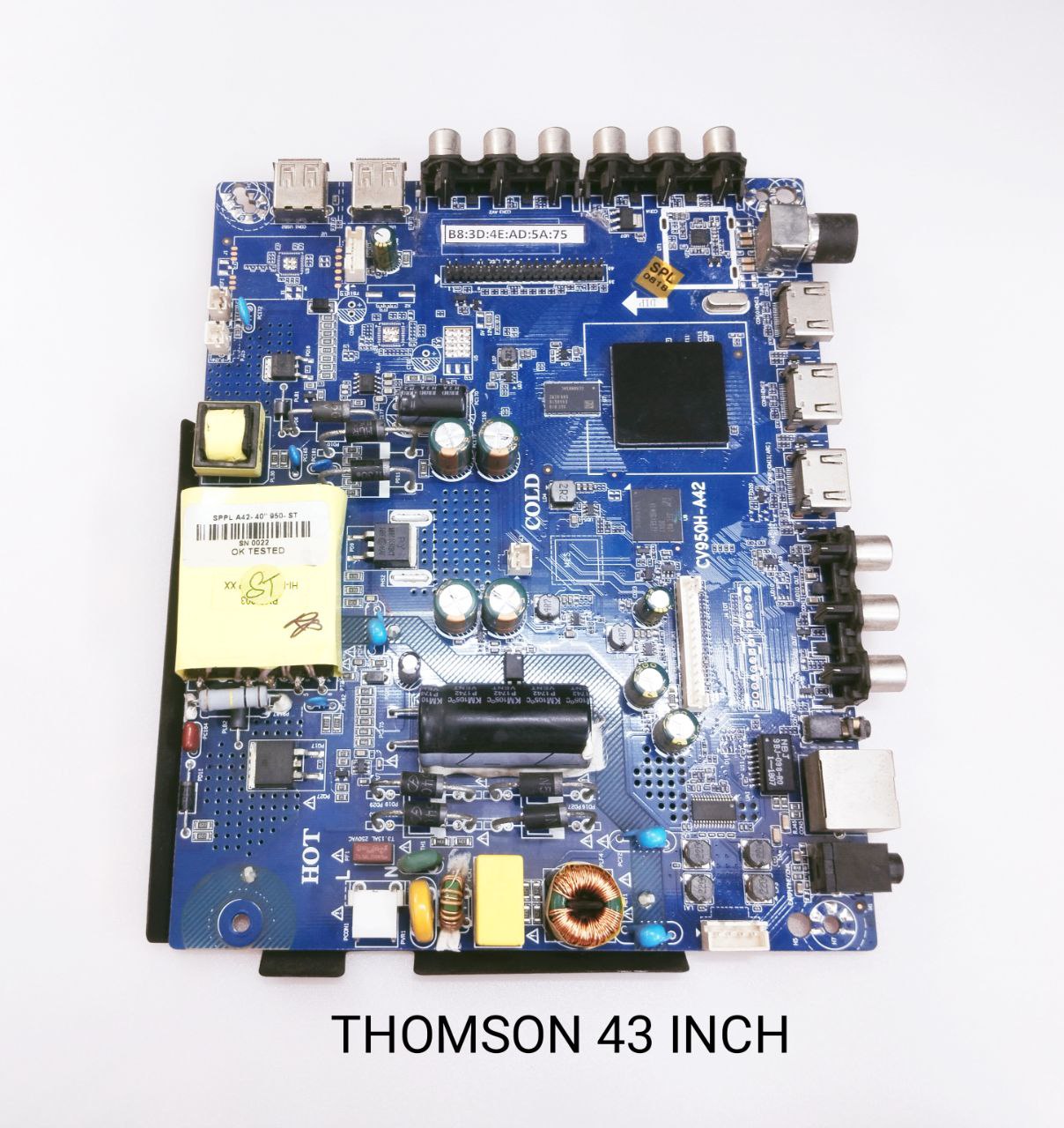 THOMSON 43 INCH SMART TV MOTHERBOARD CV950H-A42