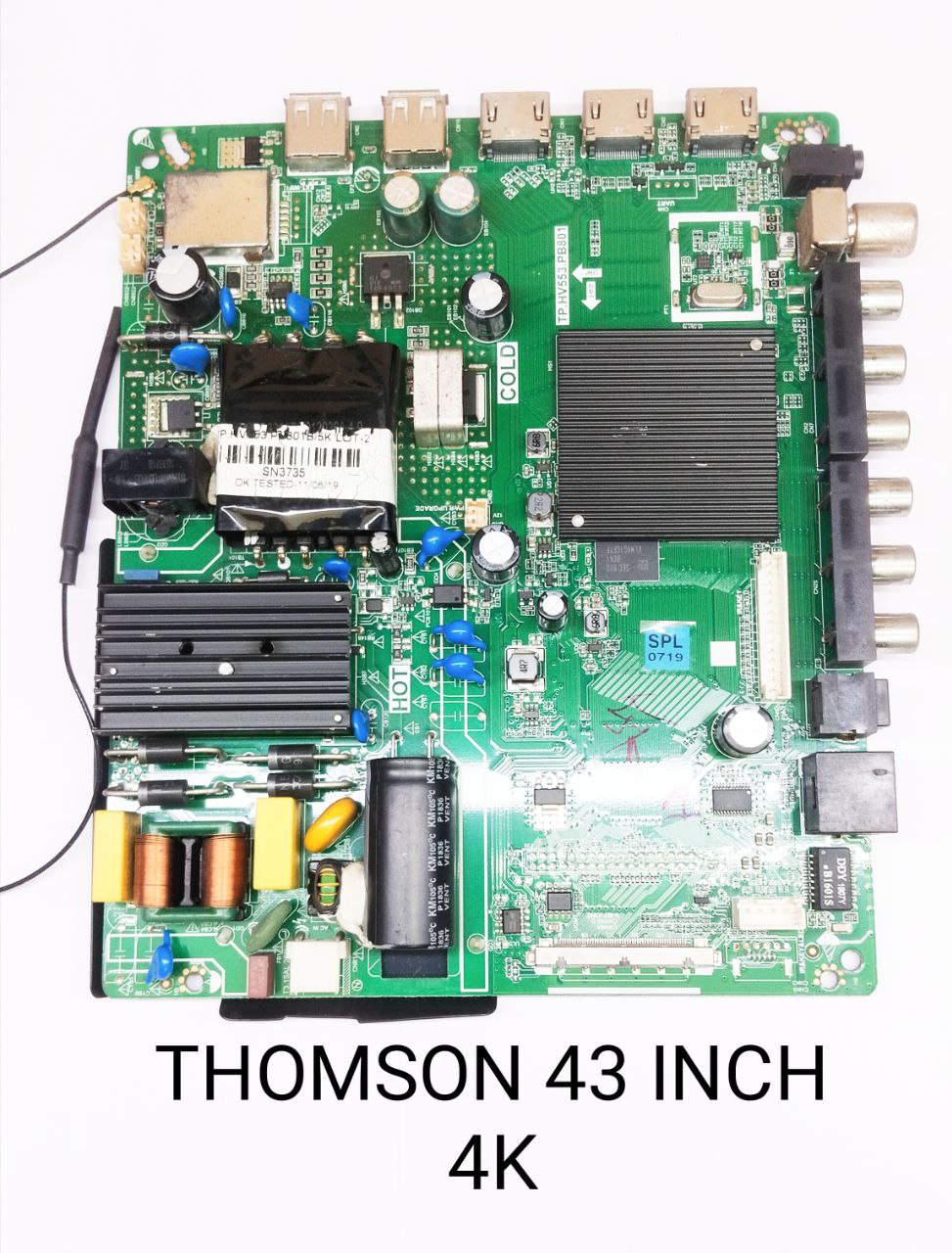 THOMSON 43INCH 4K LED TV MOTHERBOARD