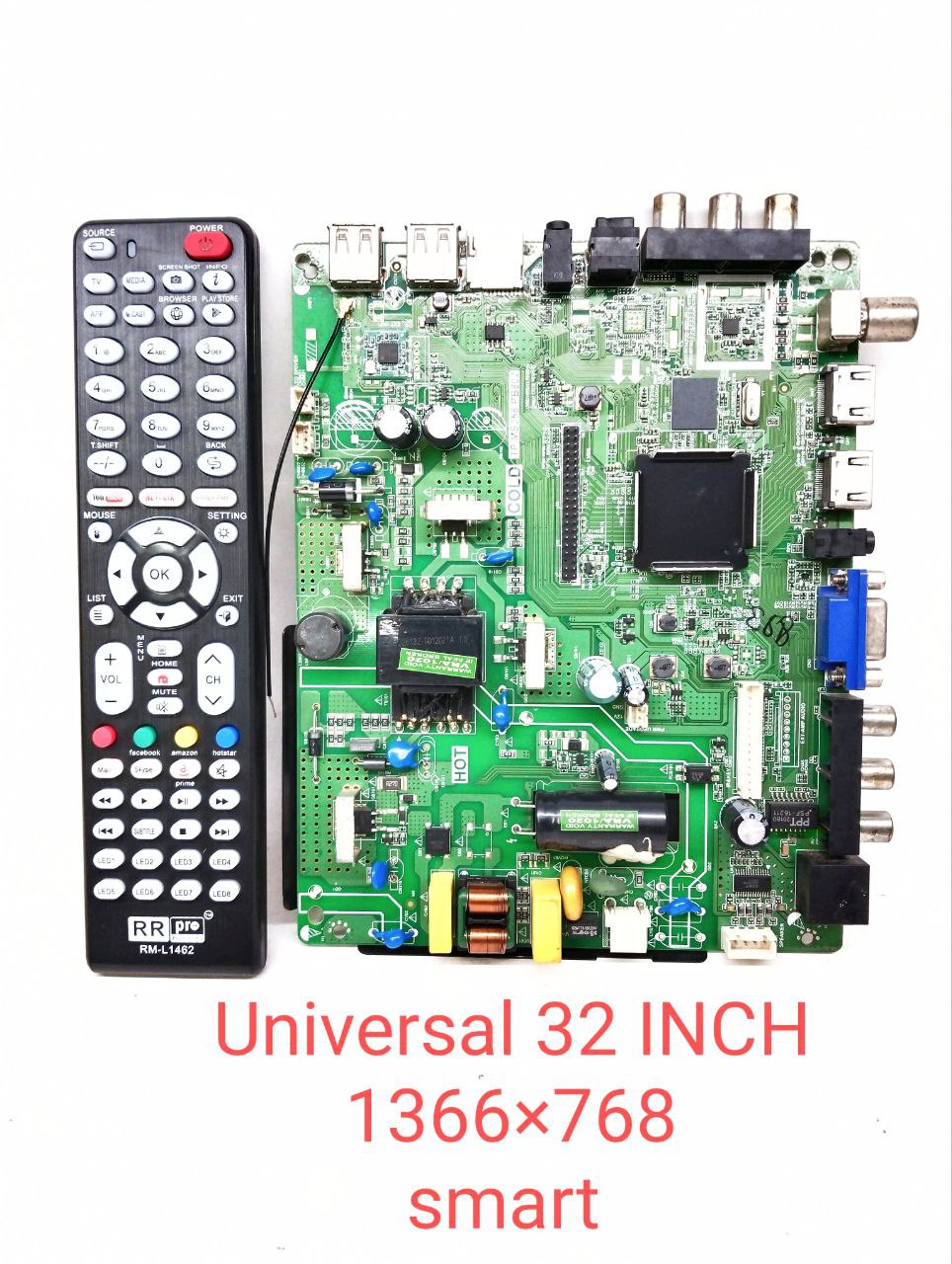 UNIVERSAL 32 Inch SMART LED TV MOTHERBOARD. P/N:- TP.MS358.PB802 . (13